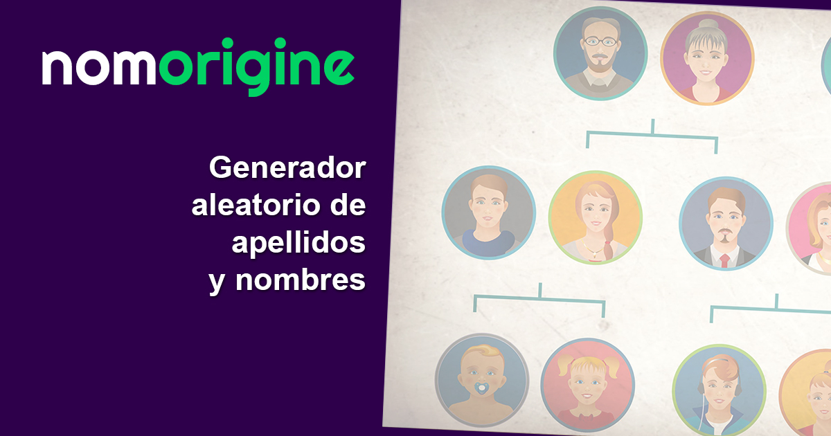 Generador aleatorio de nombres de bebé - Apellidos y Nombres